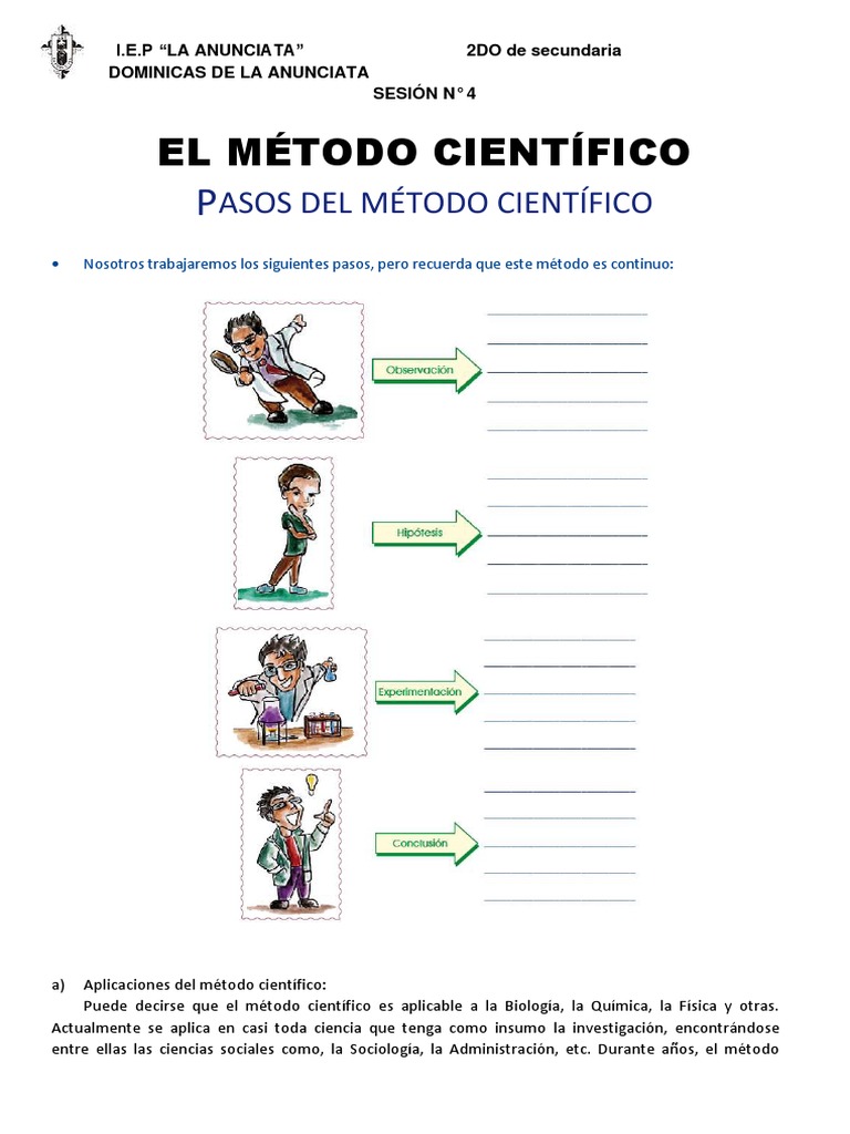 El Método Científico 2023 2do | PDF | Científico | Método científico