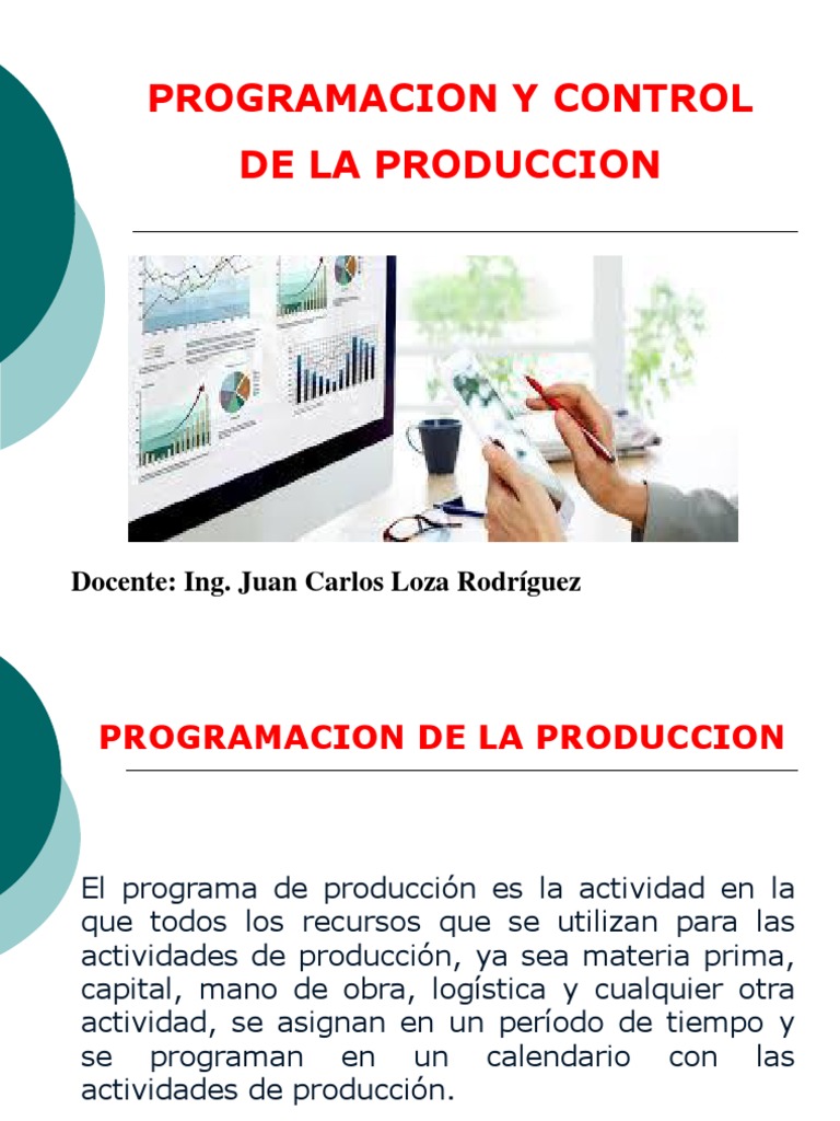 Unidad 3 Programacion de La Produccion | PDF | Business | Economias