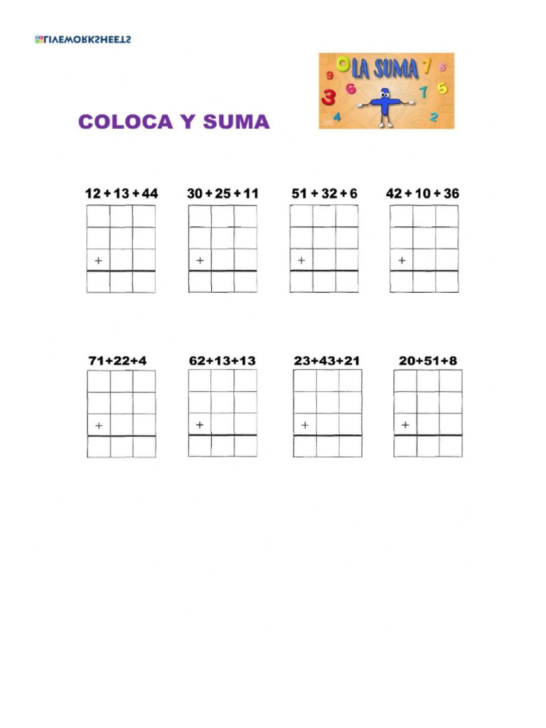 Coloca y Suma | PDF