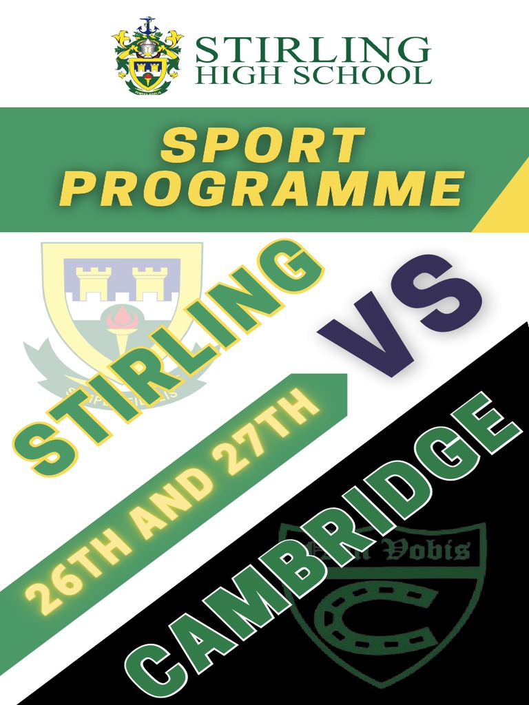Cambridge Derby Final Programme | PDF | Fast Food | Foods
