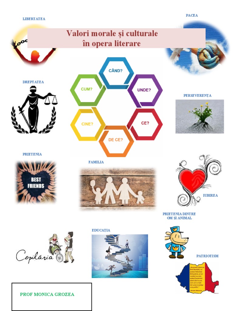 Valori Morale Și Culturale În Opere Literare | PDF