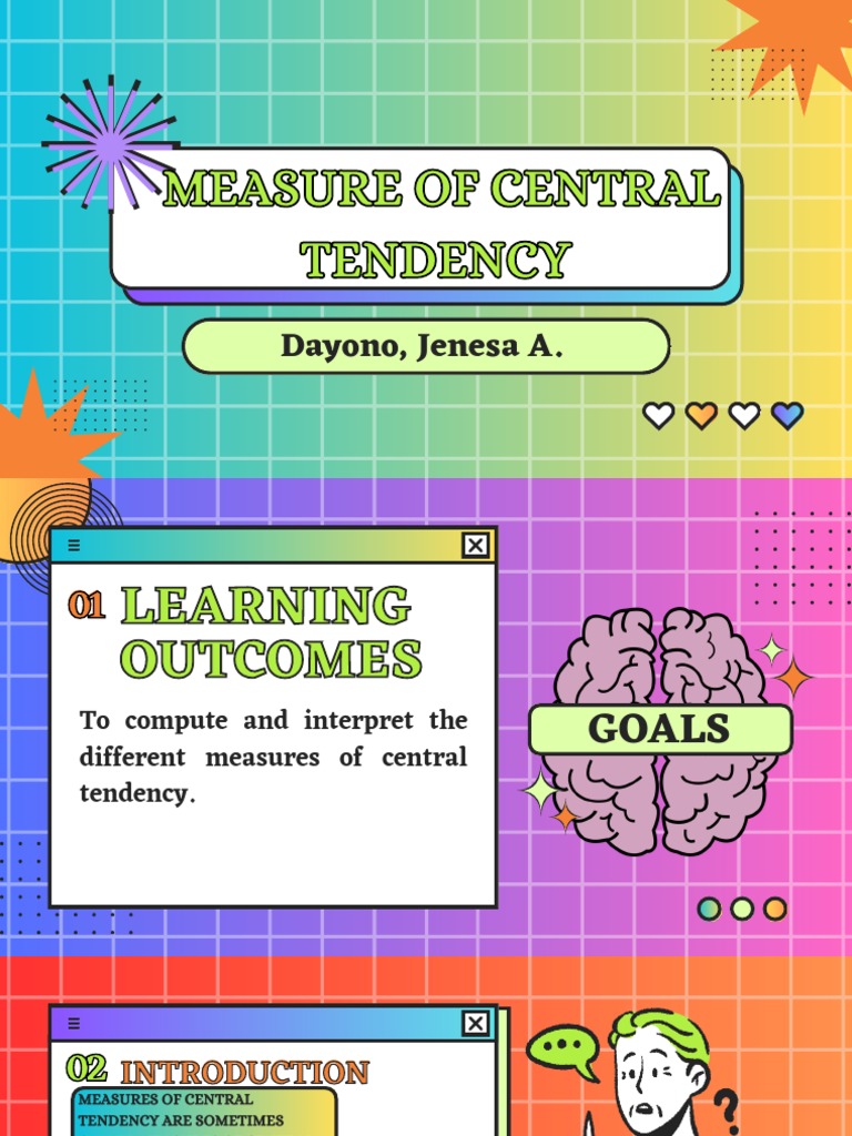 Understanding Central Tendency Measures | PDF | Mode (Statistics) | Mean