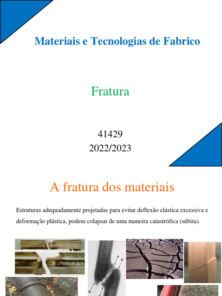 Fractura + Tenacidade_VerInc | PDF | Ductilidade | Estresse (Mecânica)