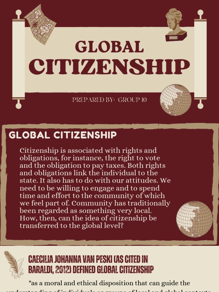 Global Citezenships | PDF | Globalization | Citizenship