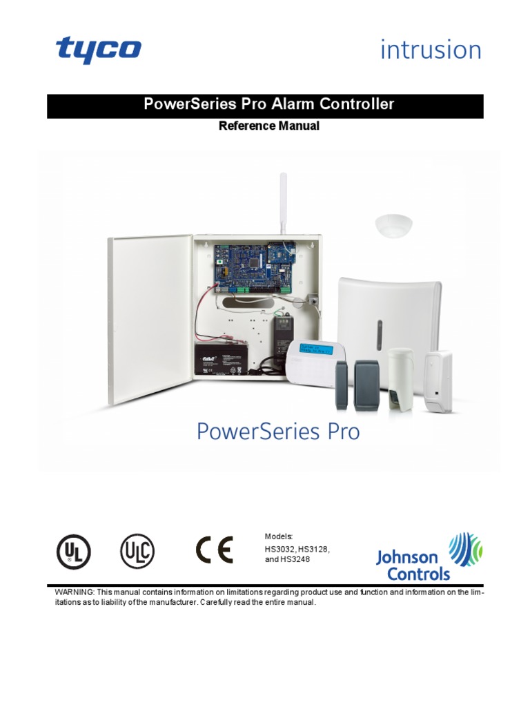PowerSeries Pro V1.1 Reference Manual 29010134R005 en | PDF | Electrical Connector | Sensor