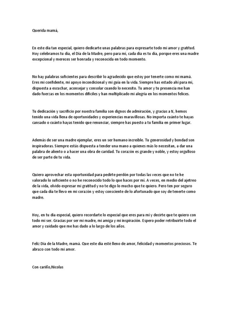 Querida mamá | PDF
