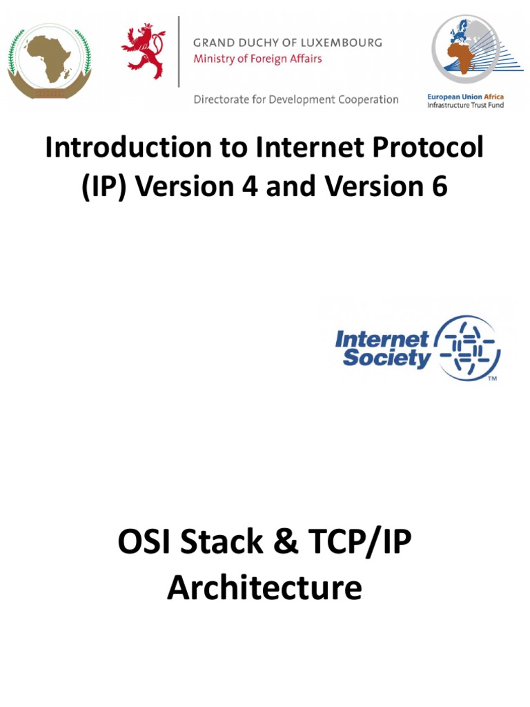 Introduction To Ipv4 & Ipv6 | PDF | Internet Protocol Suite | Internet Protocols