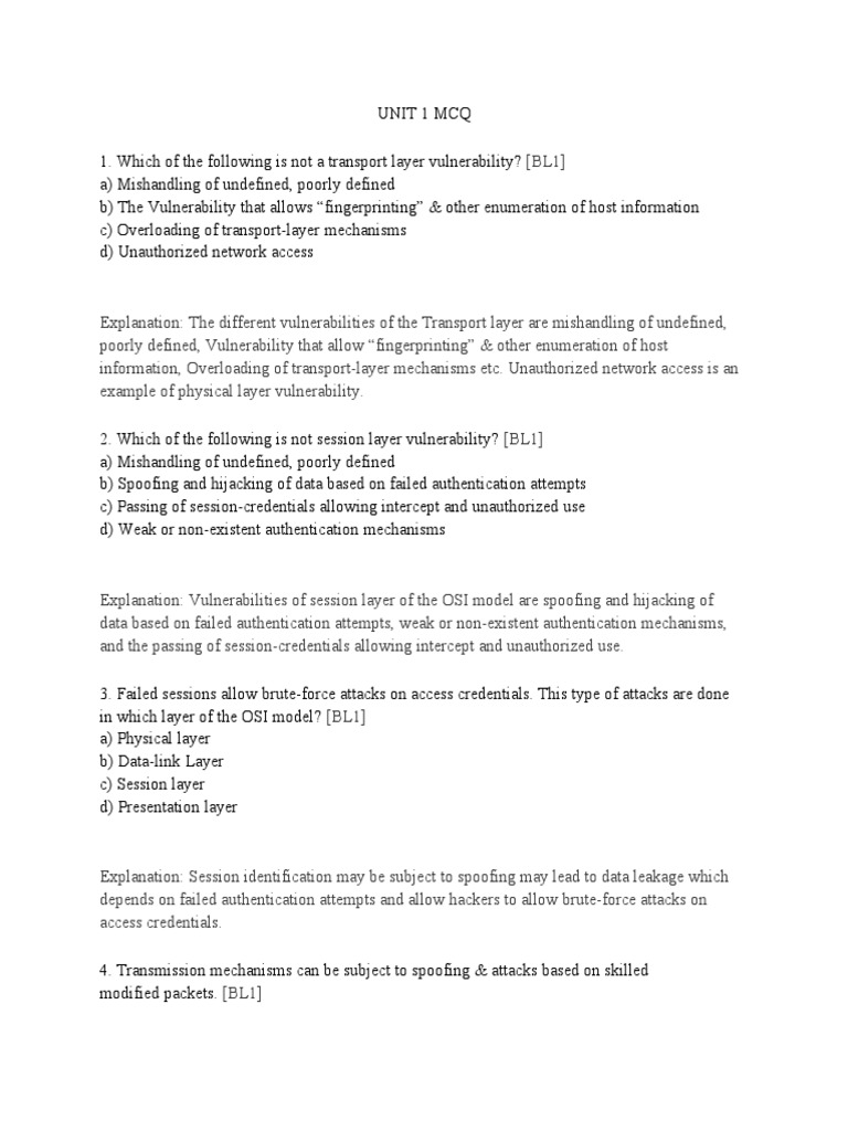 Final ICS MCQ 3 UNITS | PDF | Cryptography | Key (Cryptography)