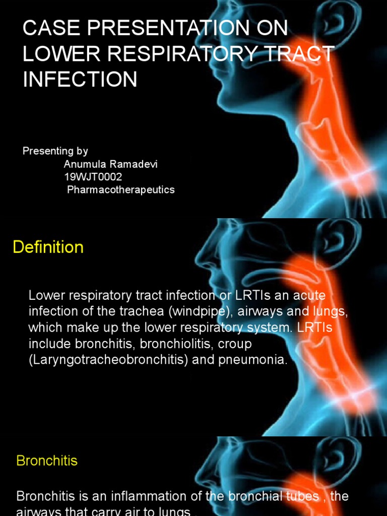 Case Presentation On Respiratory Track Infection | PDF | Bronchitis | Cough