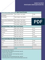 TU Dublin Academic Calendar 2024-2025 | PDF | Academic Term ...