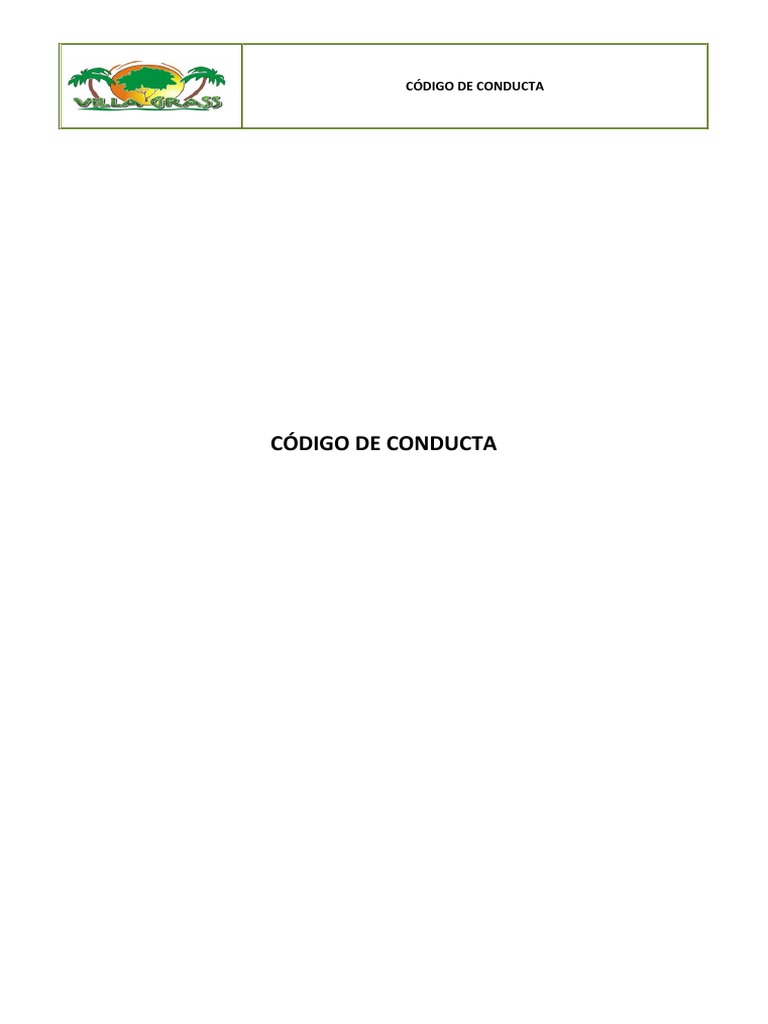Codigo de Conducta | PDF | Comportamiento | Acoso sexual