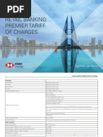 HSBC Fees and Charges Overview | PDF | Cheque | Fee