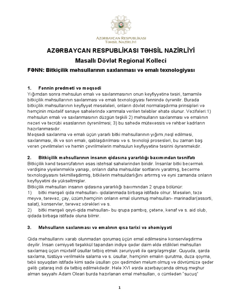 Bitkicilik Sual Cavab | PDF