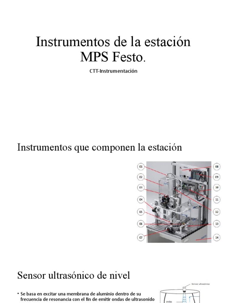 Instrumentos de La Estación MPS Festo | PDF | Relé | Solenoide