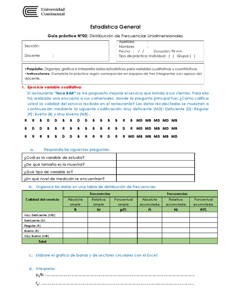 Semana 02 Guia Practica 02 2023 10 | PDF | Science | Estadísticas