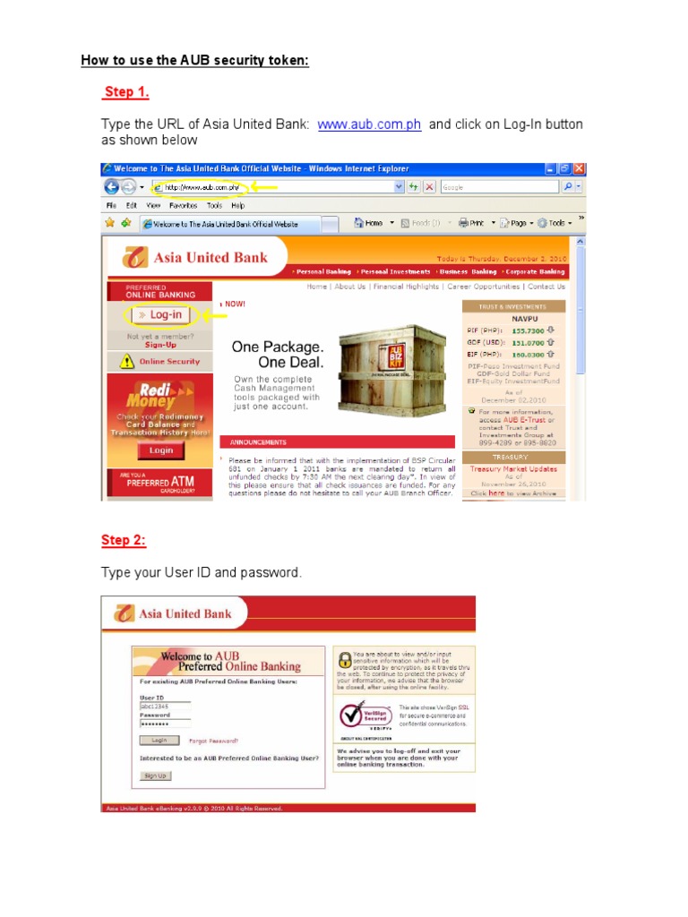 How_to_use_the_AUB_security_token | PDF