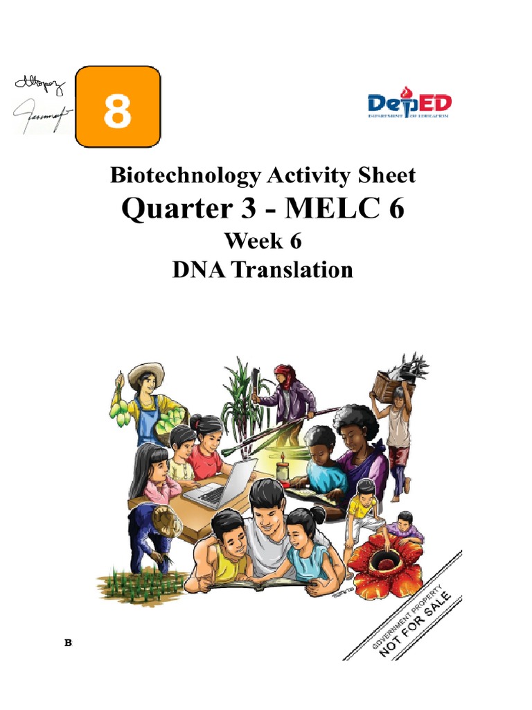 For RO BIOTECH Q3 LAS Week6 Translation Final | PDF | Genetic Code | Translation (Biology)