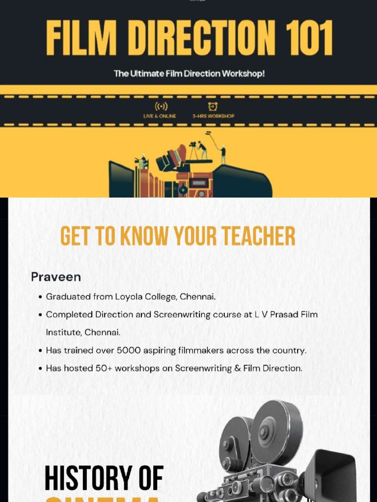 Film Direction 101 | PDF