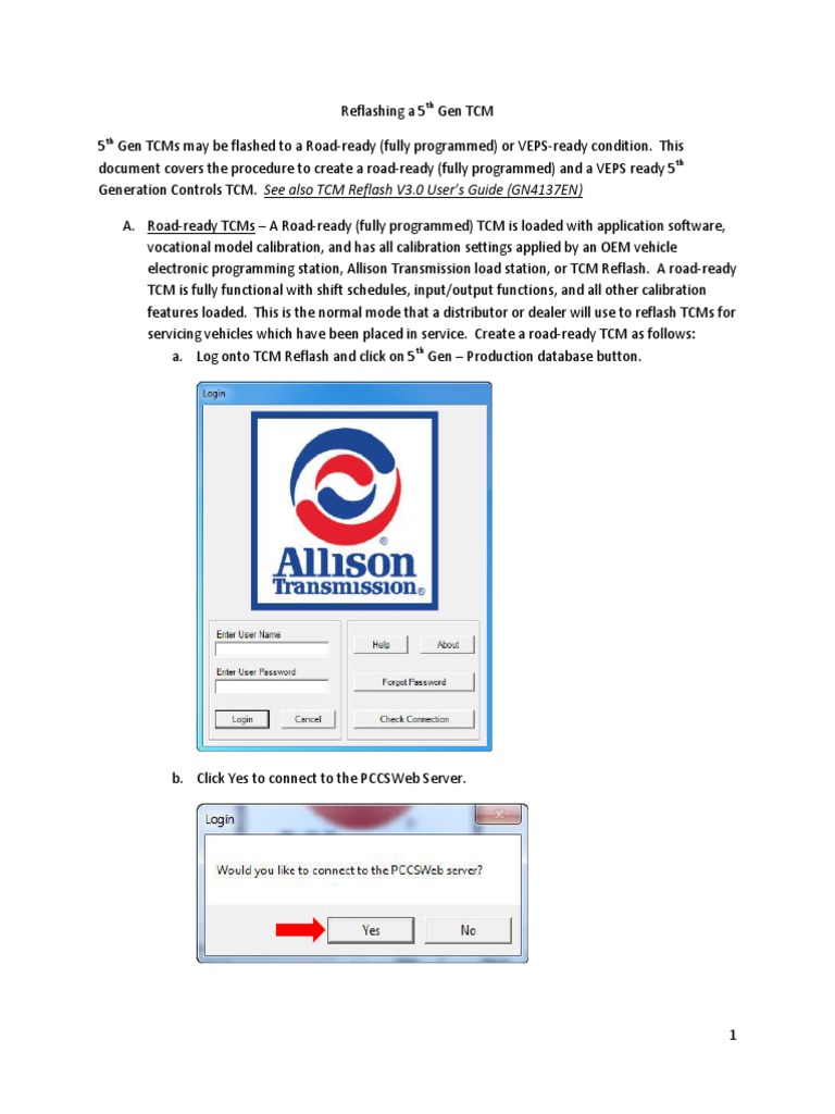 5th Gen TCM Reflash Guide | PDF | Information Technology Management | Computing
