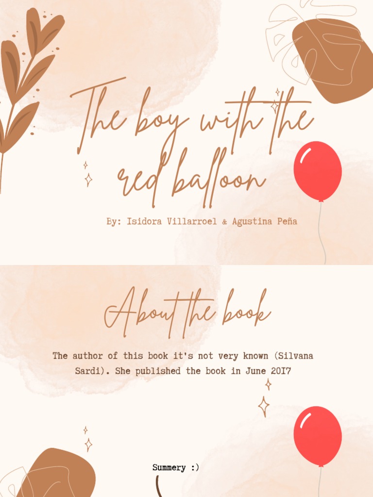 The Boy With The Red Ballon | PDF