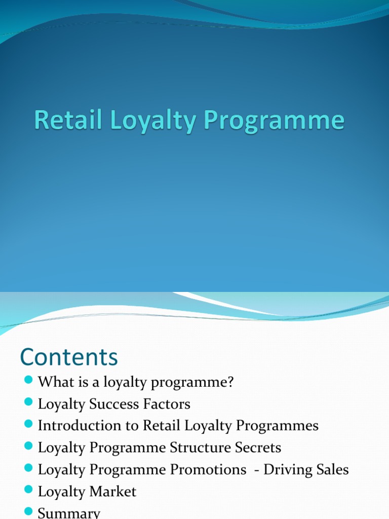 Retail Loyalty Program Insights | PDF | Loyalty Program | Retail