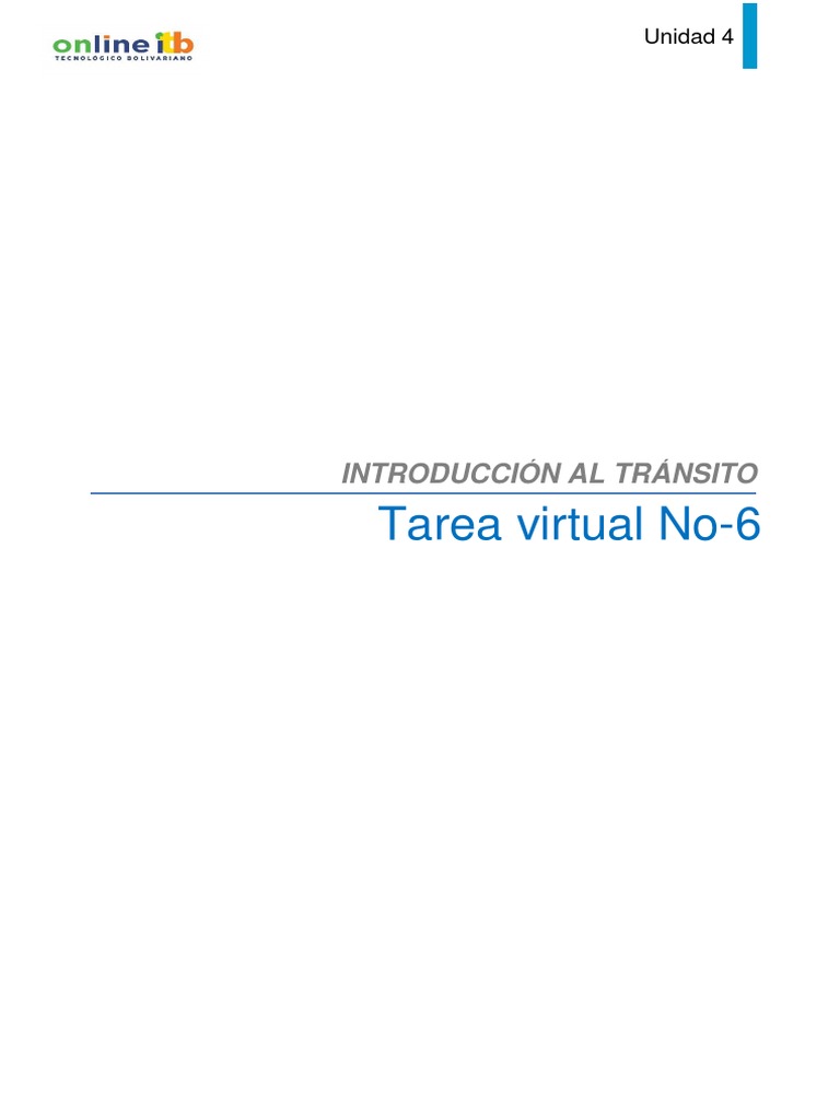 Tarea Virtual No-6 | PDF | Informática | Tecnología