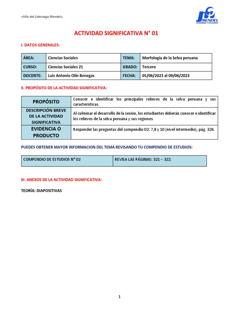 3° SEC-AS11-CIENCIAS SOCIALES 21-56191114832 | PDF
