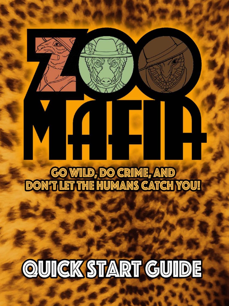 Zoo Mafia RPG Quick Start Rules - Revised | PDF | Organized Crime ...