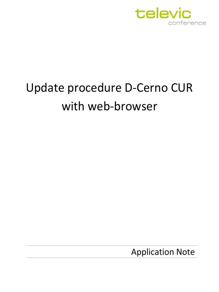 DCerno CUR Update Procedure | PDF | Microsoft Windows | Computer Engineering