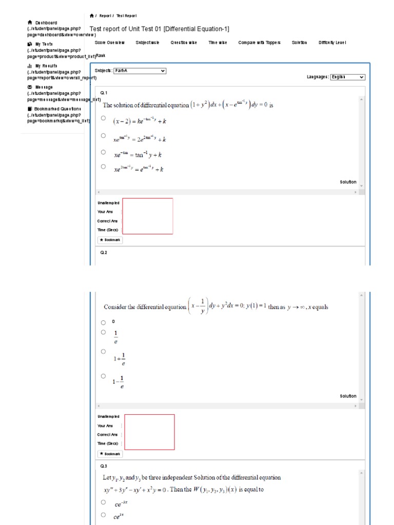 Unit 1 Ode 1 Pdf Mathematical Objects Equations
