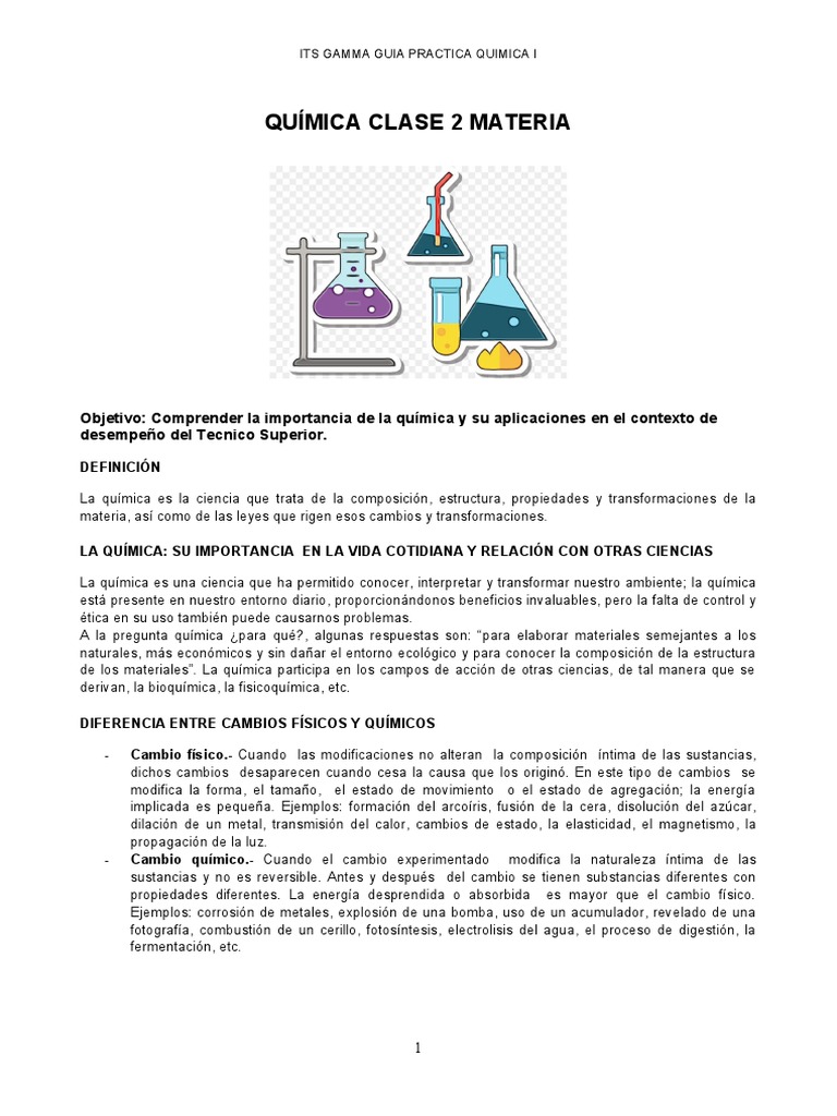 Quimica I Materia | PDF | Importar | Ion