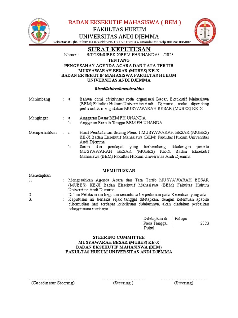 Konsideran Pleno I | PDF