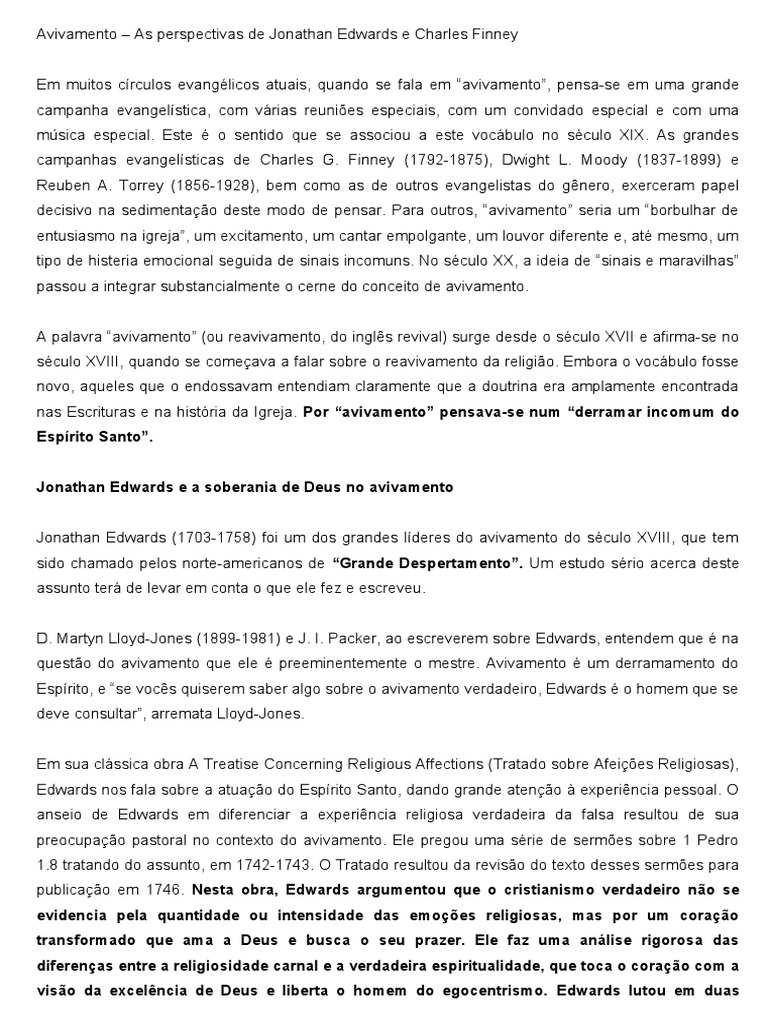 Avivamento Pdf Renascimento Cristão Deus