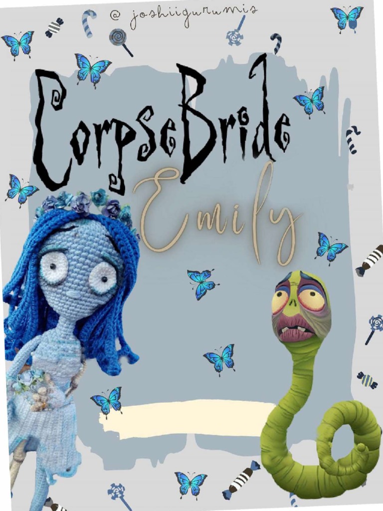 Patrón Amigurumi Emily Corpse Bride | PDF