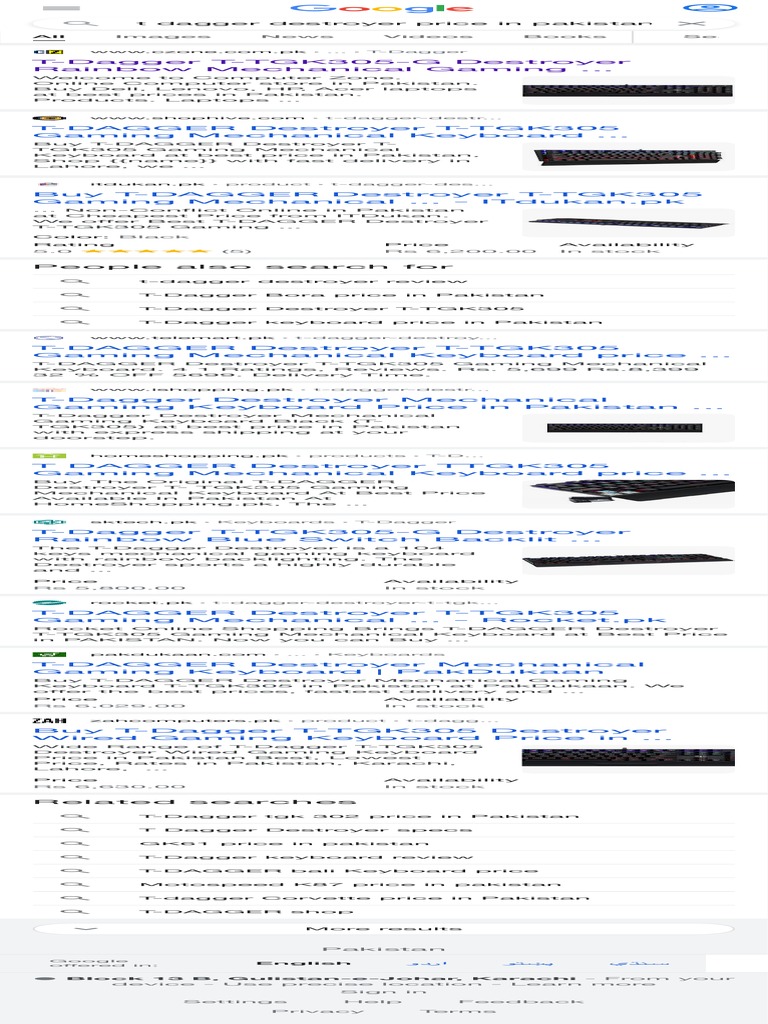 T Dagger Destroyer Price in Pakistan - Google Search | PDF | Computer ...