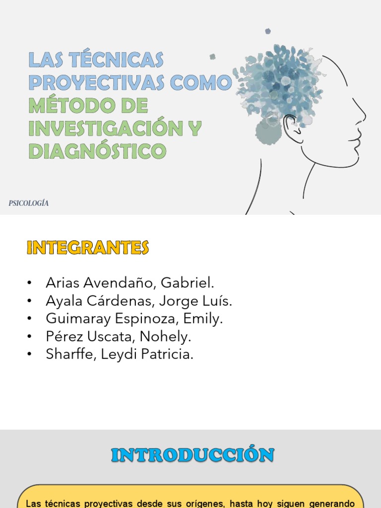 Trabajo Tecnicas Proyectivas | PDF | Psicoanálisis | Los símbolos Trabajo Tecnicas Proyectivas | PDF | Psicoanálisis | Los símbolos