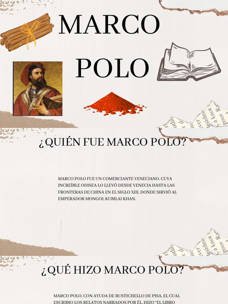Marco Polo: Vida y Viajes | PDF | Marco Polo