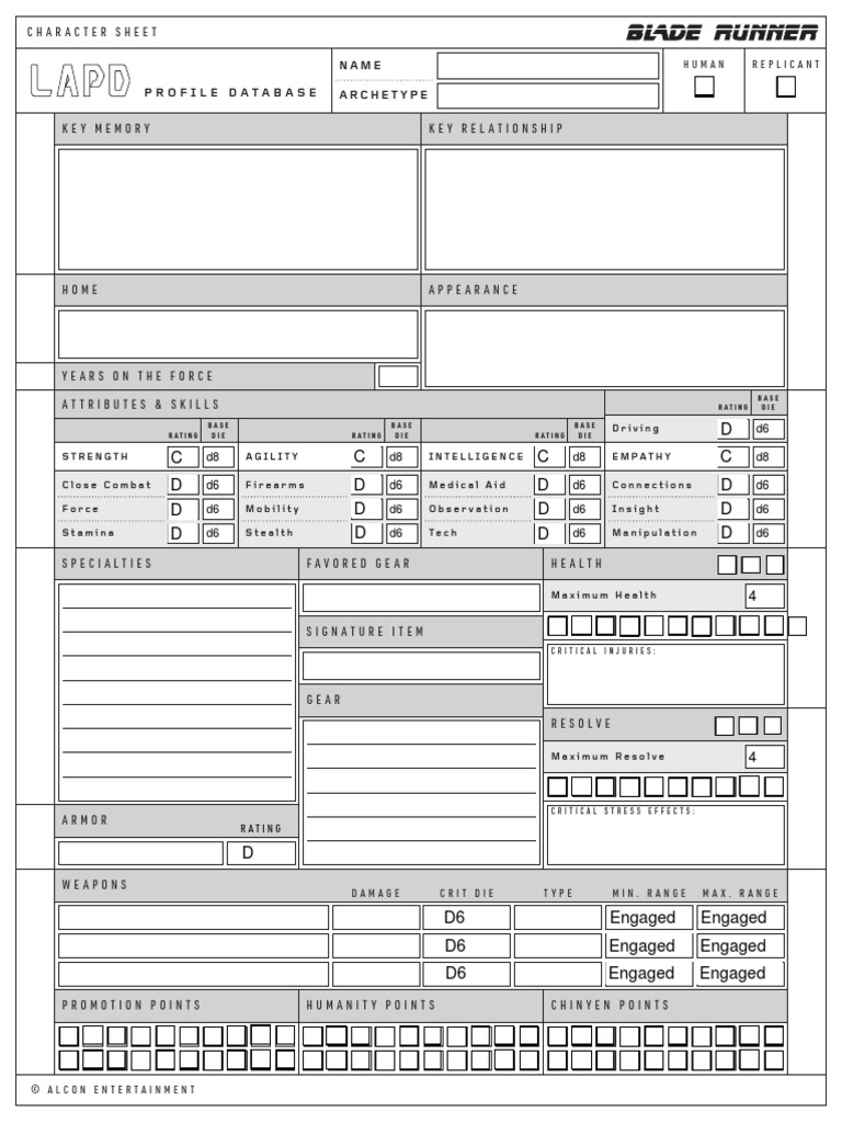 BR RPG Character Sheet Editable | PDF | Tabletop Games | Gaming