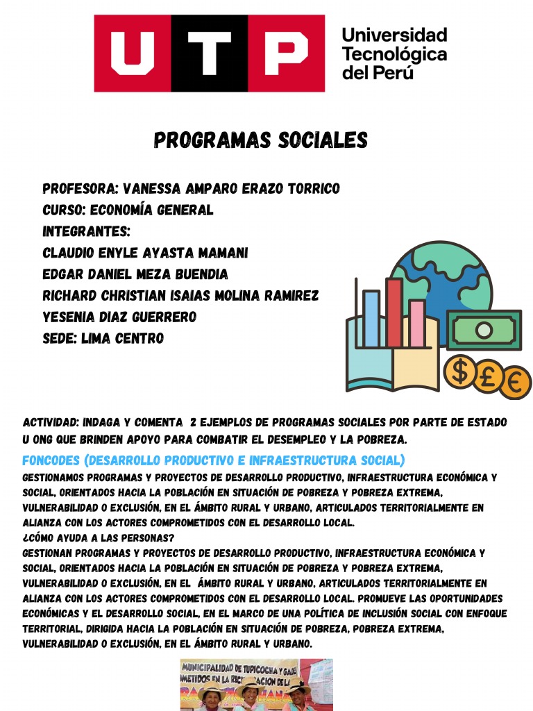 Programas Sociales | PDF
