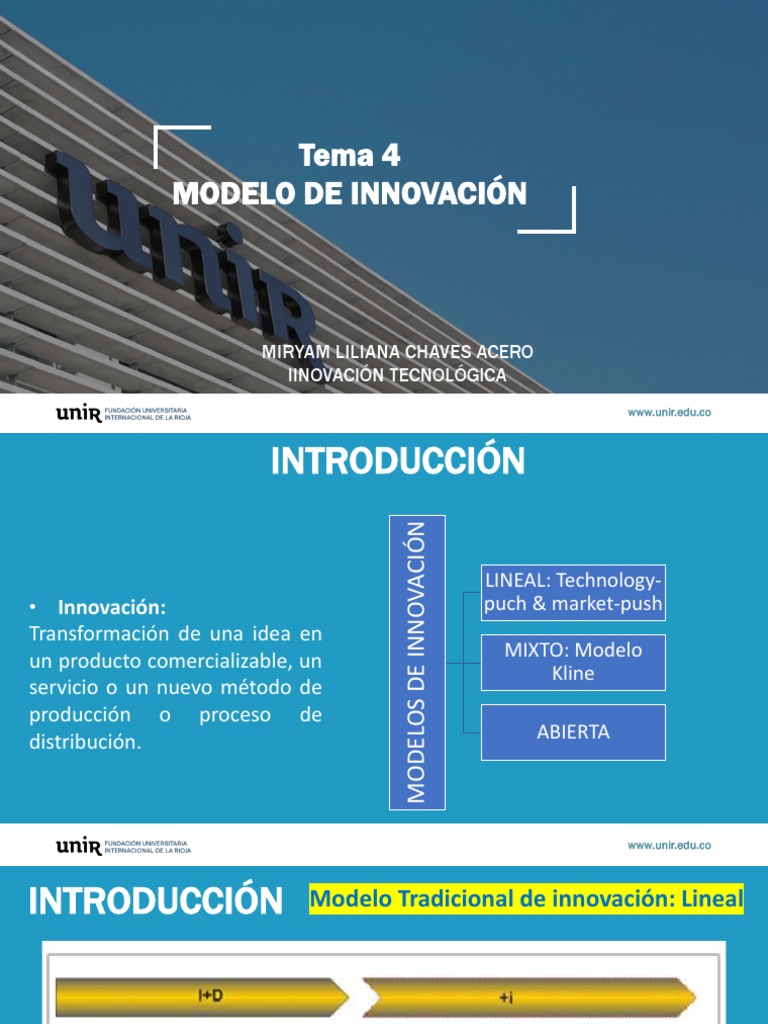 Tema 4.MODELOS DE INNOVACION 2022 | PDF | Innovación | Empresa de inicio