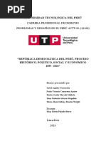 Ensayo-CAMBIOS Y LAS PERMANENCIAS POLÍTICAS, ECONÓMICAS Y SOCIALES 1895 | PDF | Perú
