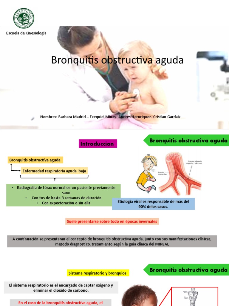 Bronquitis Obstructiva Aguda | PDF | Bronquitis | Inflamación