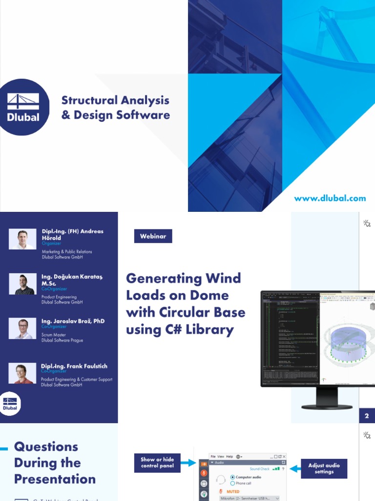 2023-05-23 - Generating Wind Loads On Dome With Circular Base Using C Sharp Library | PDF