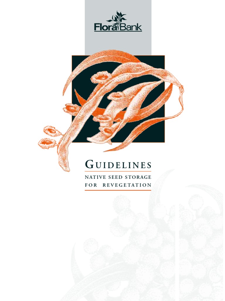 FLORABANK GUIDELINES - Native Seed Storage | PDF | Refrigerator | Seed