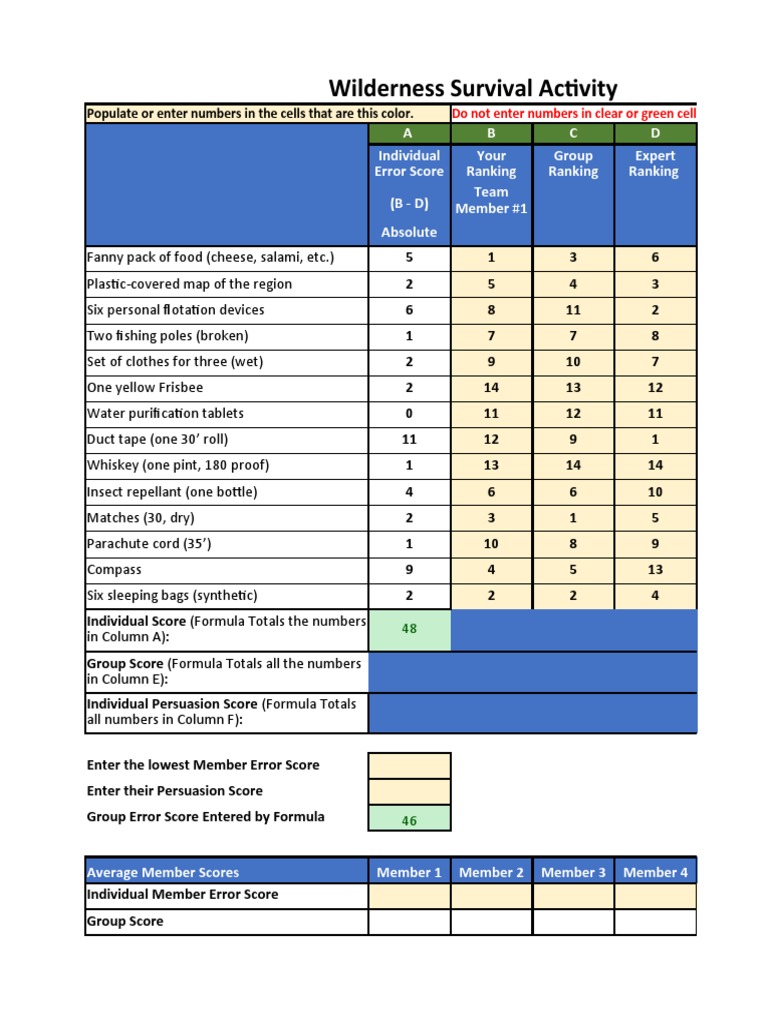 Survival Table | PDF