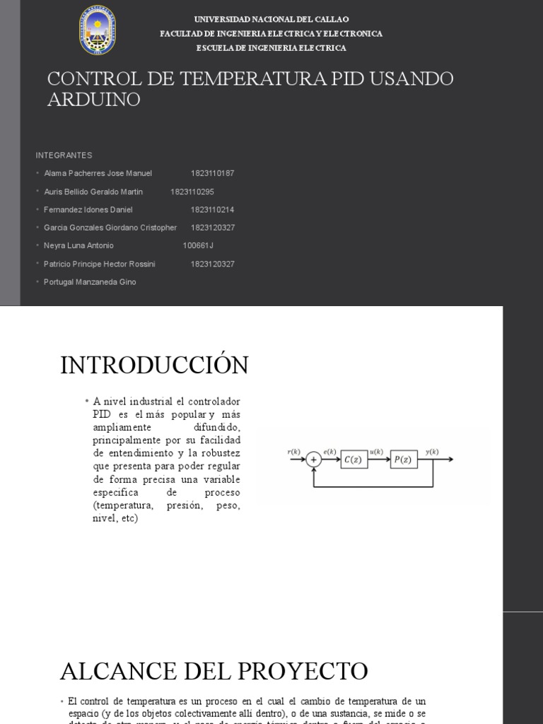 Control De Temperatura Pid Usando Arduino Pdf Arduino Sensor