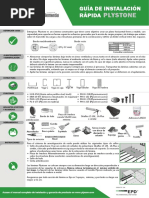 Instalación de Plycem Entrepiso Residencial | PDF | Tornillo | Madera