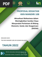 Proposal Program Kerja KKN | PDF