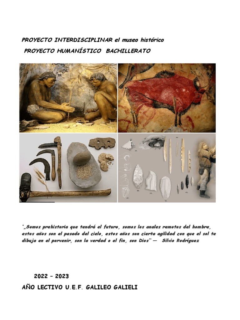 Proyecto Interdisciplinar Primero Humanistico | PDF | Neolítico ...