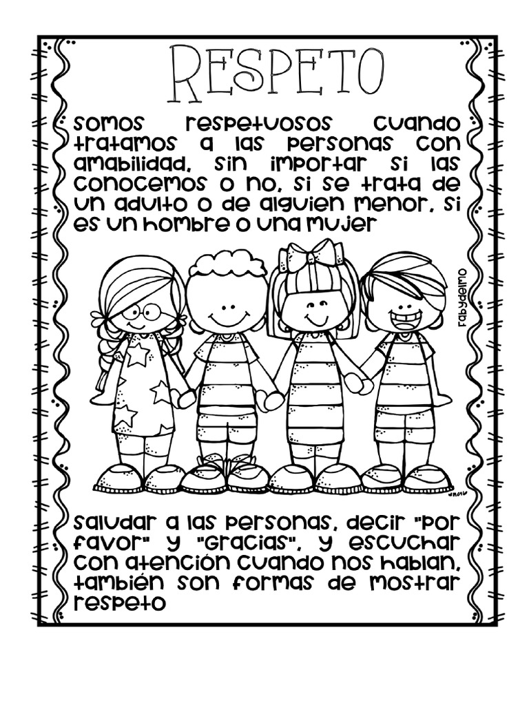 Valor El Respeto Actividades para Los Estudiantes | PDF